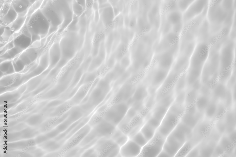 Abstract white transparent water shadow surface texture natural ripple ...