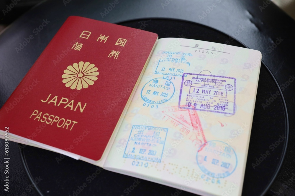 Tokyo, Japan, Jun 2023. Japanese passport. Stock Photo | Adobe Stock