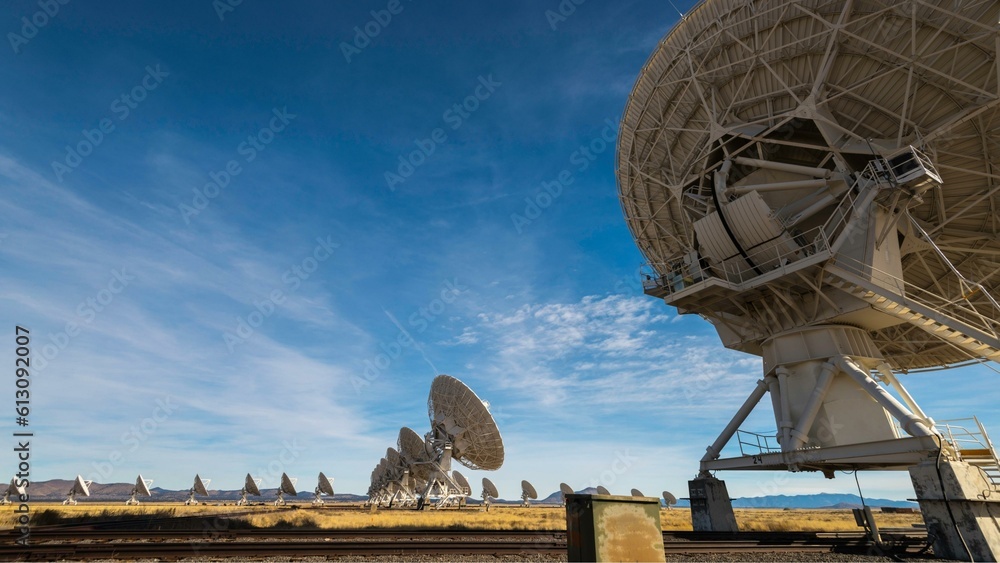Signals from the Sky: 4K Close-Up of the Impressive Satellite Antenna ...