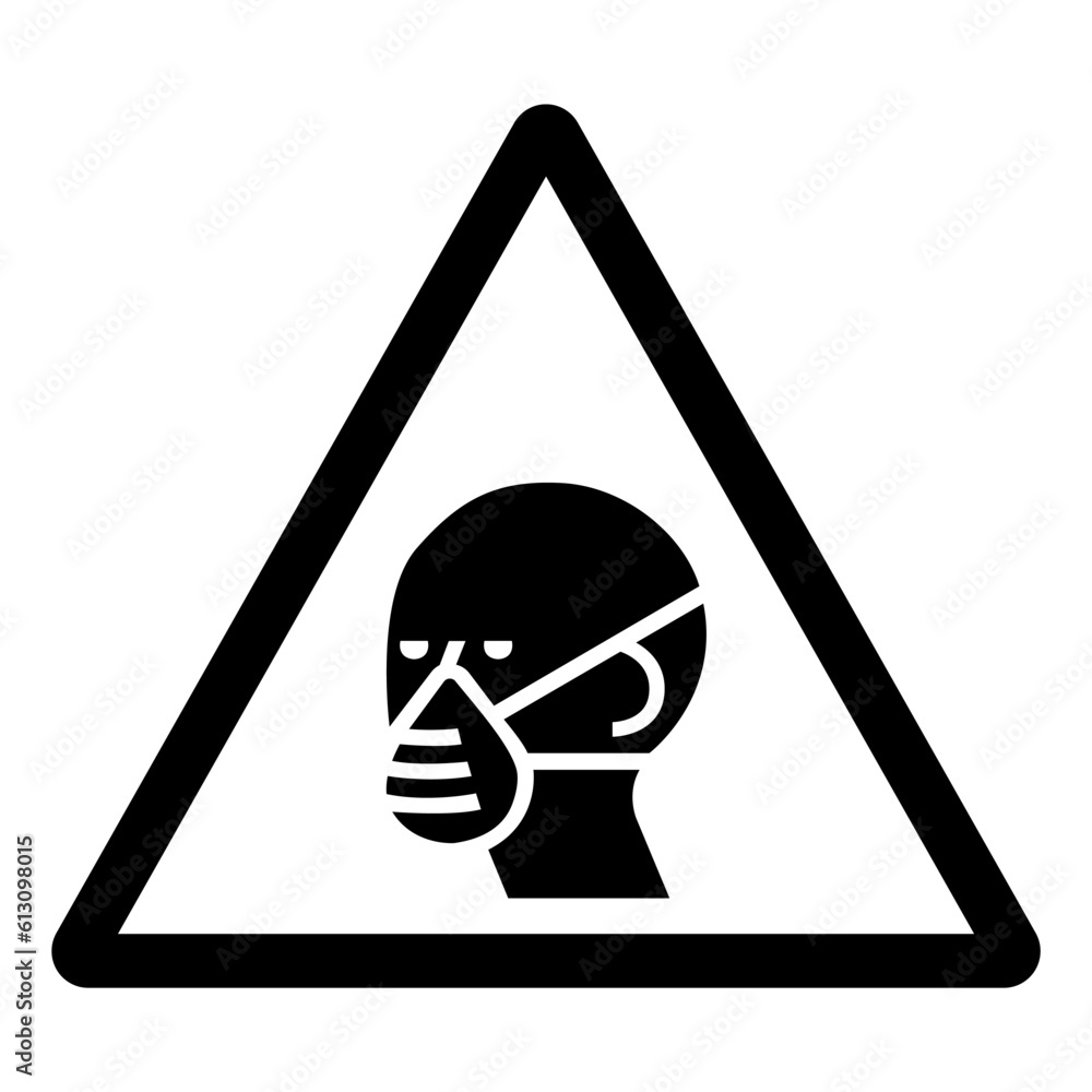 Wear Mask Symbol Sign, Vector Illustration, Isolate On White Background ...