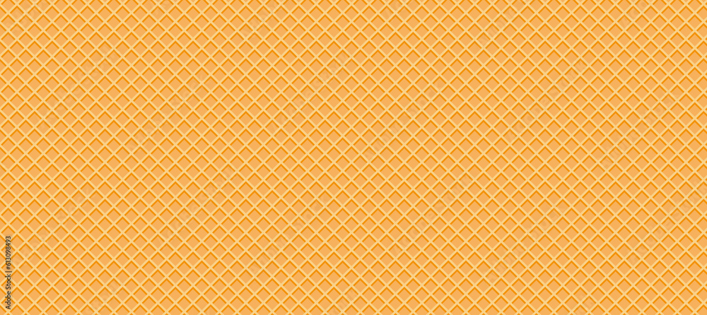 Vector illustration Seamless background pattern texture wafer waffle ...