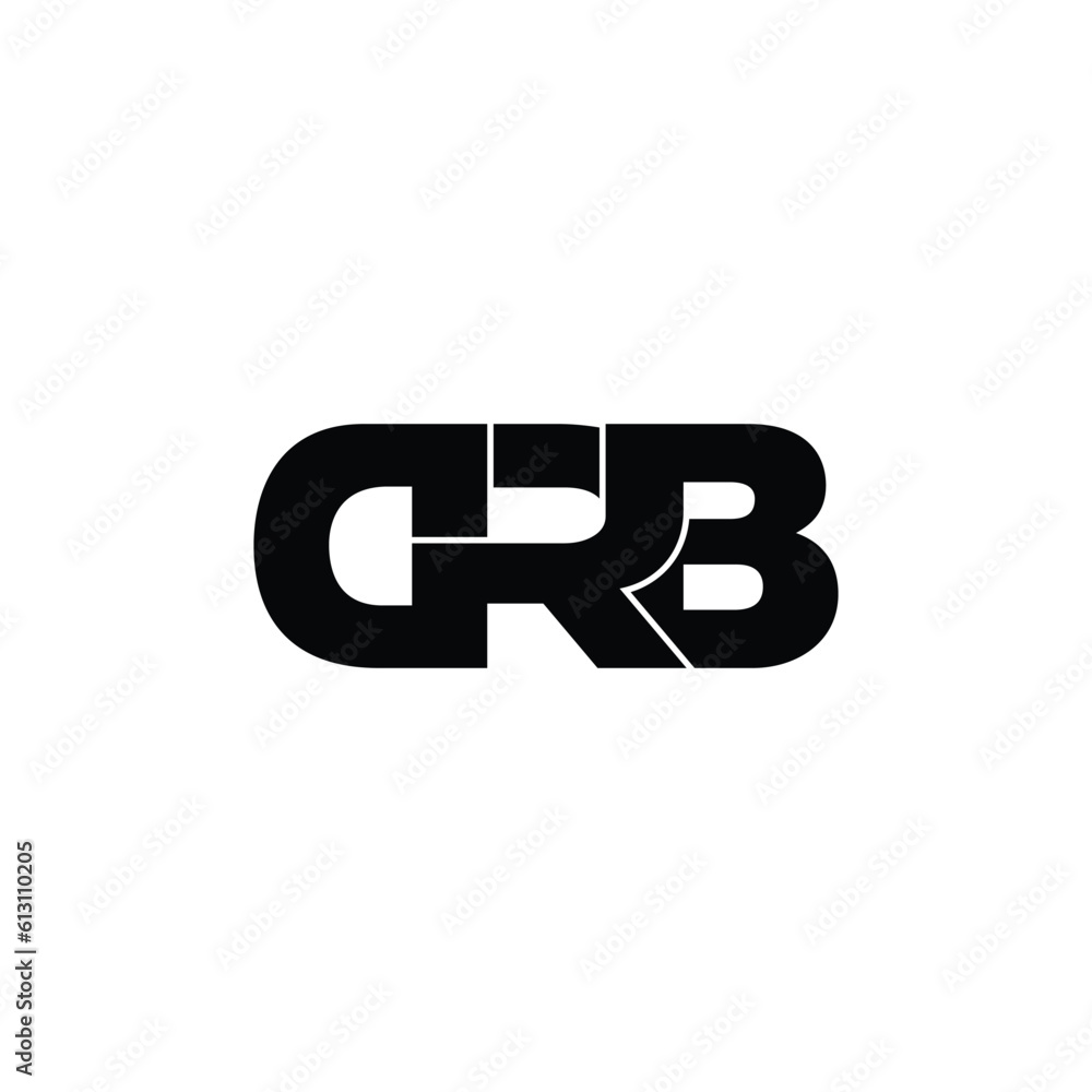 DRB letter monogram logo design vector Stock Vector | Adobe Stock