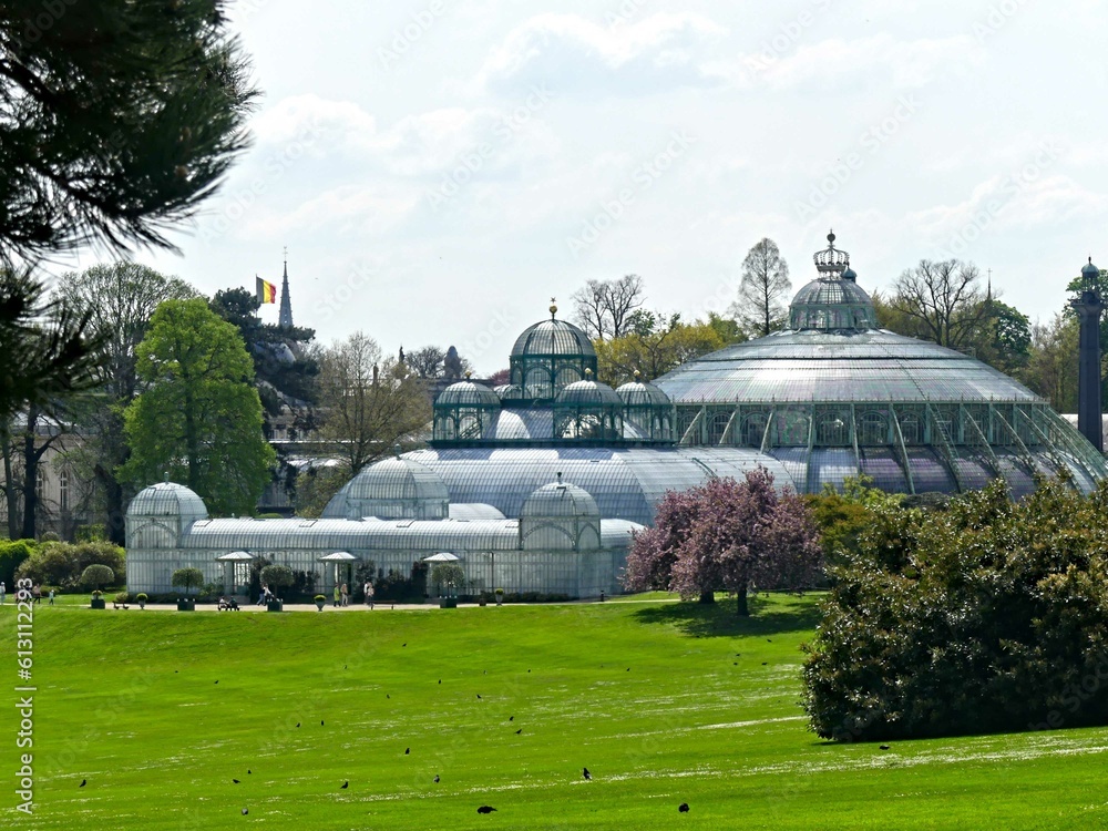Laeken, April 2023 : Visit of the Belgian Royal Greenhouses - View on ...