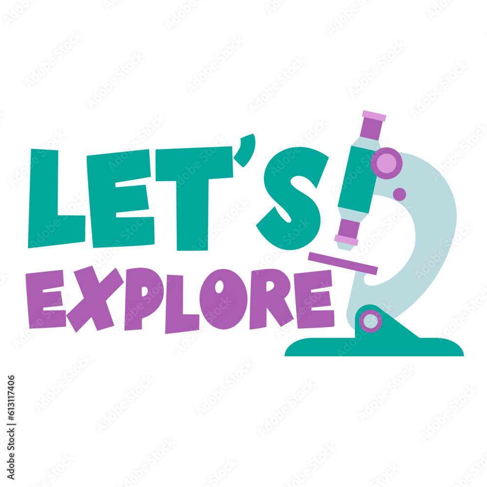 Science. Hand drawn motivation lettering phrase in modern calligraphy ...