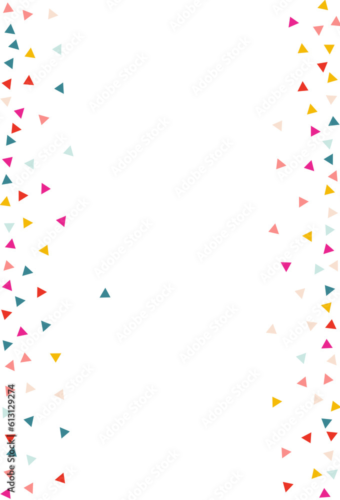 Happy Triangle Festival Vector White Background. Stock Vector | Adobe Stock