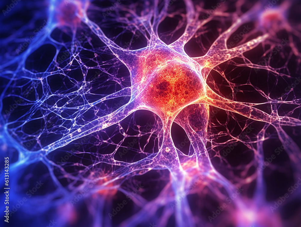 Under a microscope, the human brain reveals a complex and intricate ...