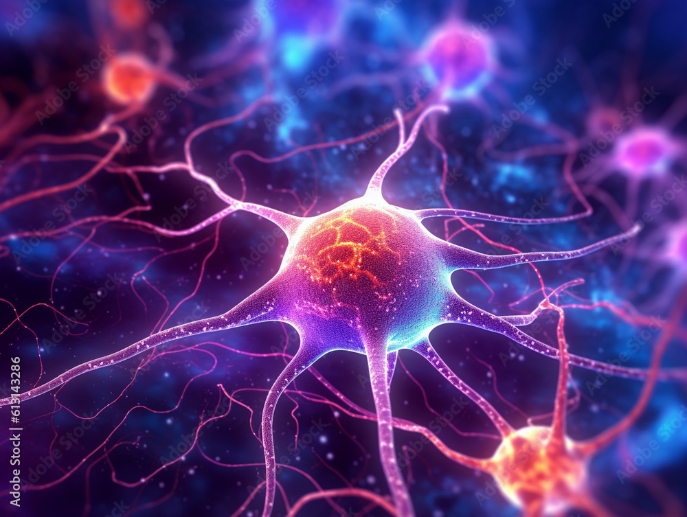 Under a microscope, the human brain reveals a complex and intricate ...