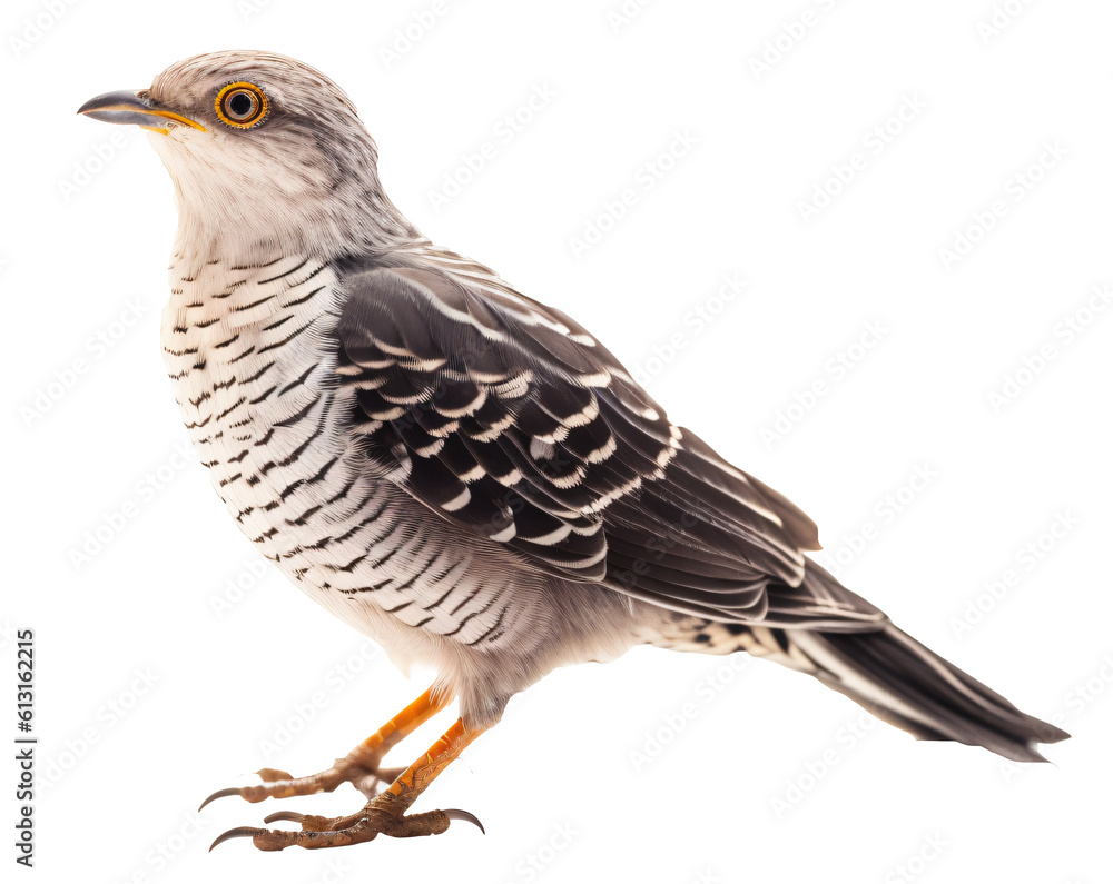 Cuckoo isolated on the transparent background PNG. Top view. AI ...