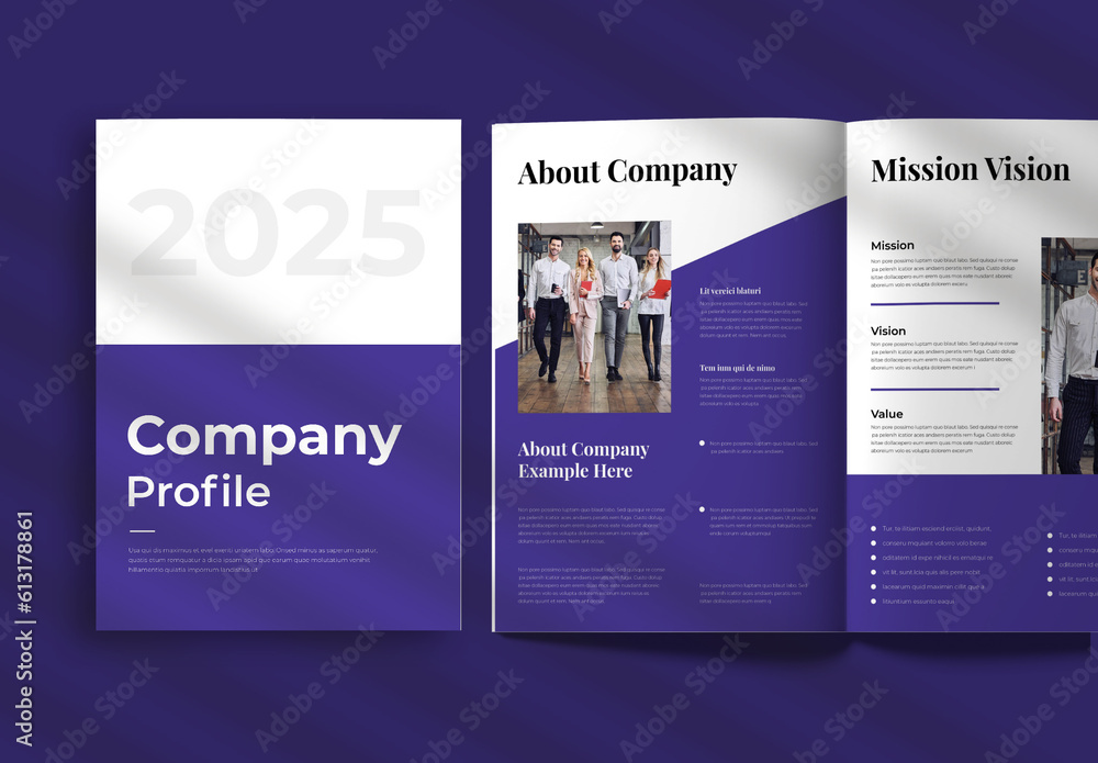 Company Profile Brochure Template Stock Template | Adobe Stock