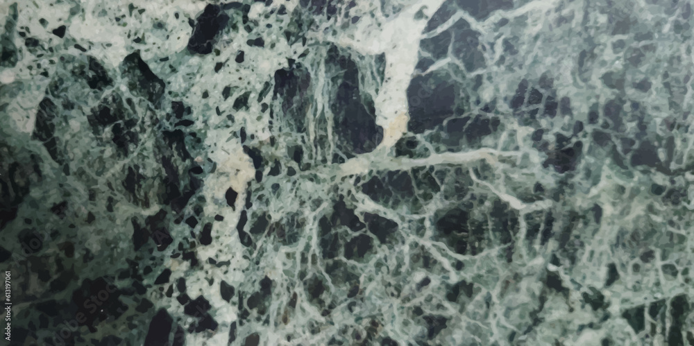 Deep green abstract design, moss effect, unorganized waves digital art ...