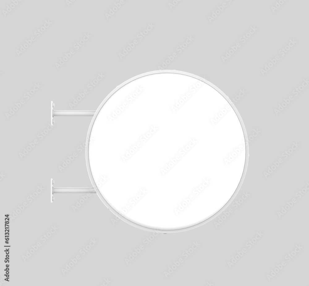 Double sided Back lit signage circular board, led glow advertising ...