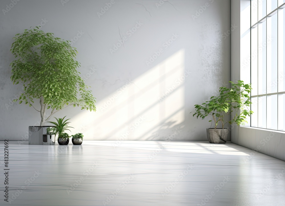 Simple background image - perspective of corner of room with shadows ...