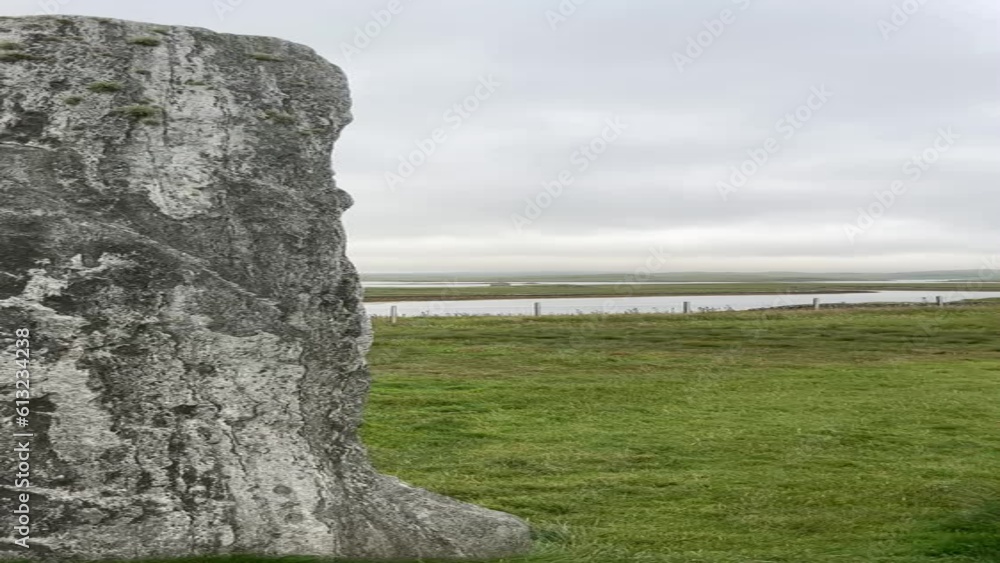 Ancient magic in the Calanais Standing Stones Circle, erected by ...