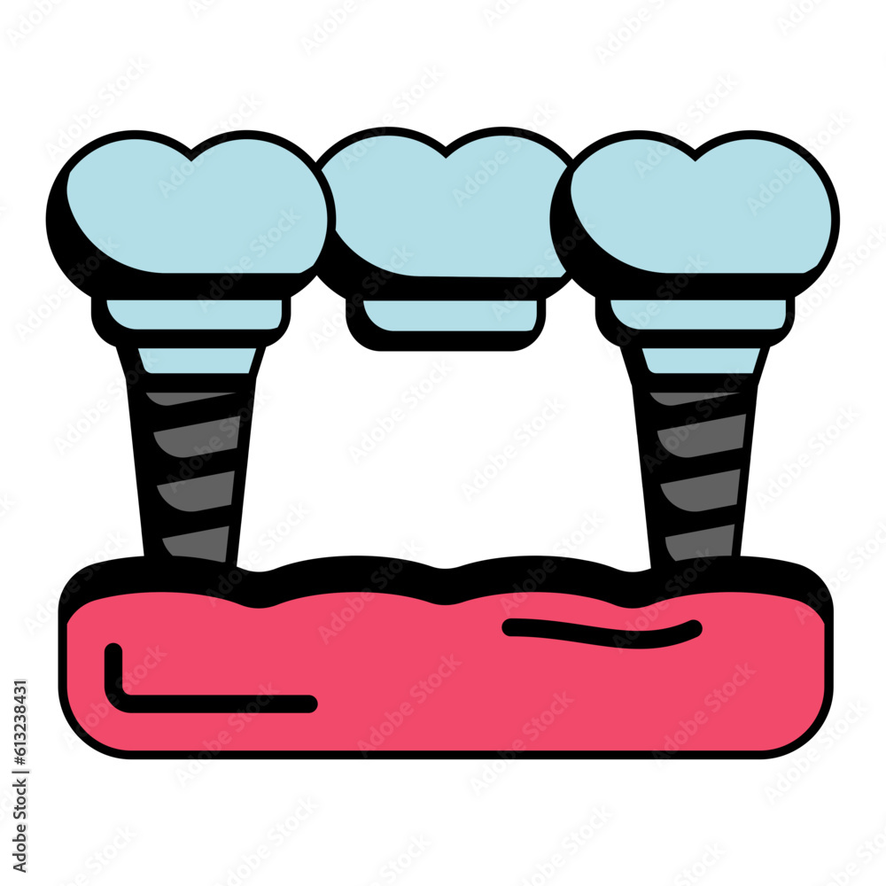 Replacing one Missing Teeth concept, Hybrid Designed Dental Bridge ... Replacing one Missing Teeth concept, Hybrid Designed Dental Bridge ...