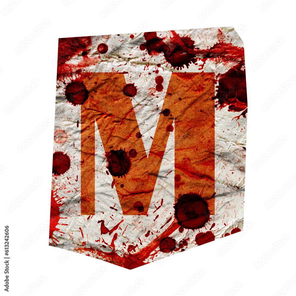 M Ransom letter alphabet collage font. Cut out alphabet letter ...