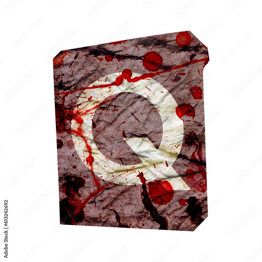 Ransom letter alphabet collage font. Cut out alphabet letter. Blackmail ...