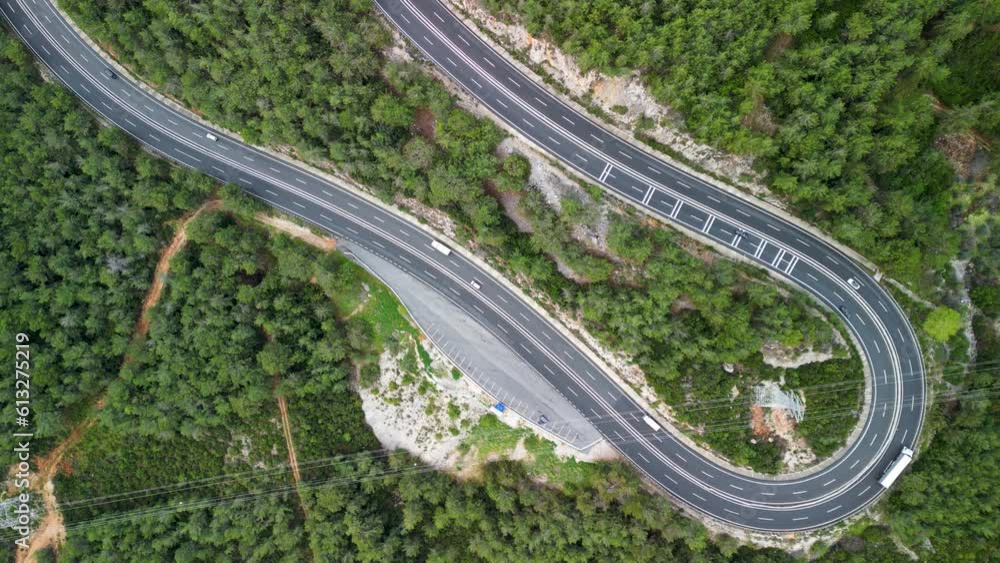 Overhead Gaze at Urban Environment: Bridge, Cars on Expressway, and ...