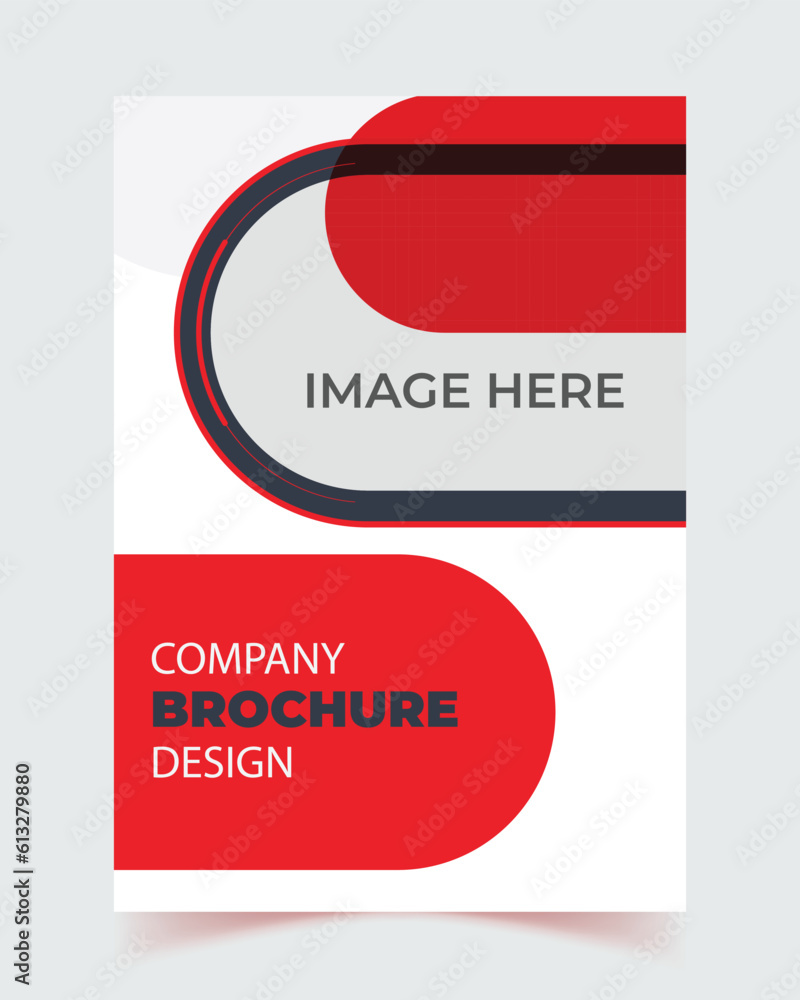 Brochure template layout, design, minimal business profile template ...