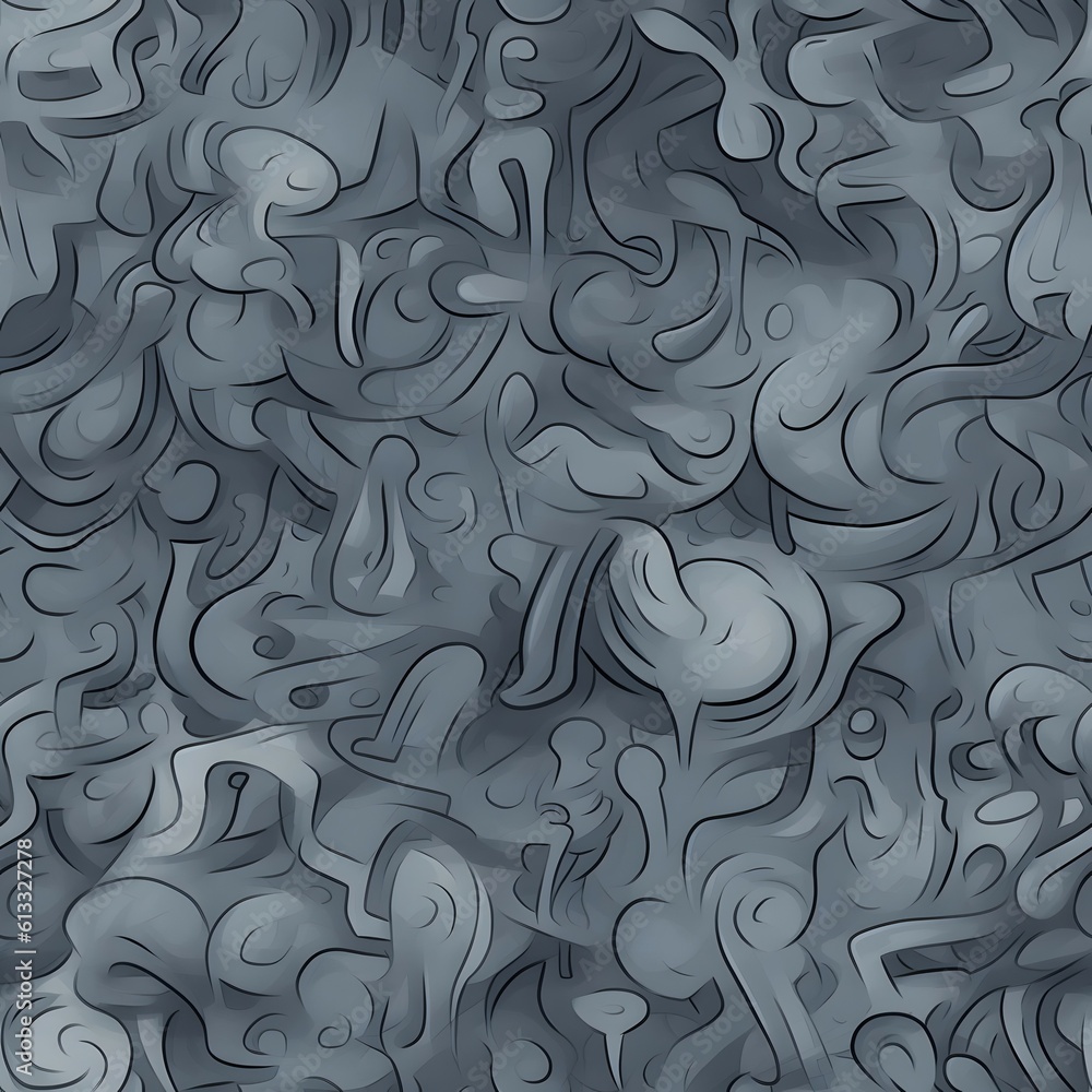 hand painted stylized monochromatic Graffiti texture, game texture ...