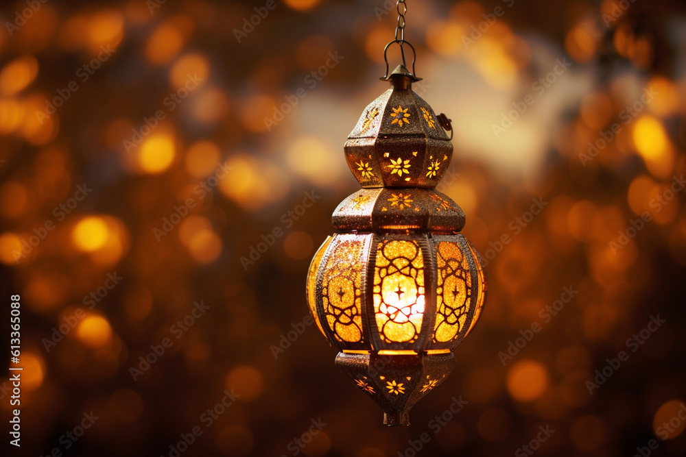 Ramadan Lights islamic lantern islamic backgrounds Stock Illustration ...