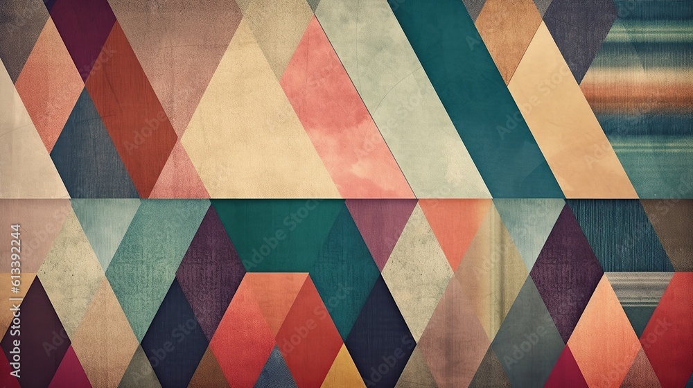 Free PSD geometric vintage color backgrounds from the 70s editable ...