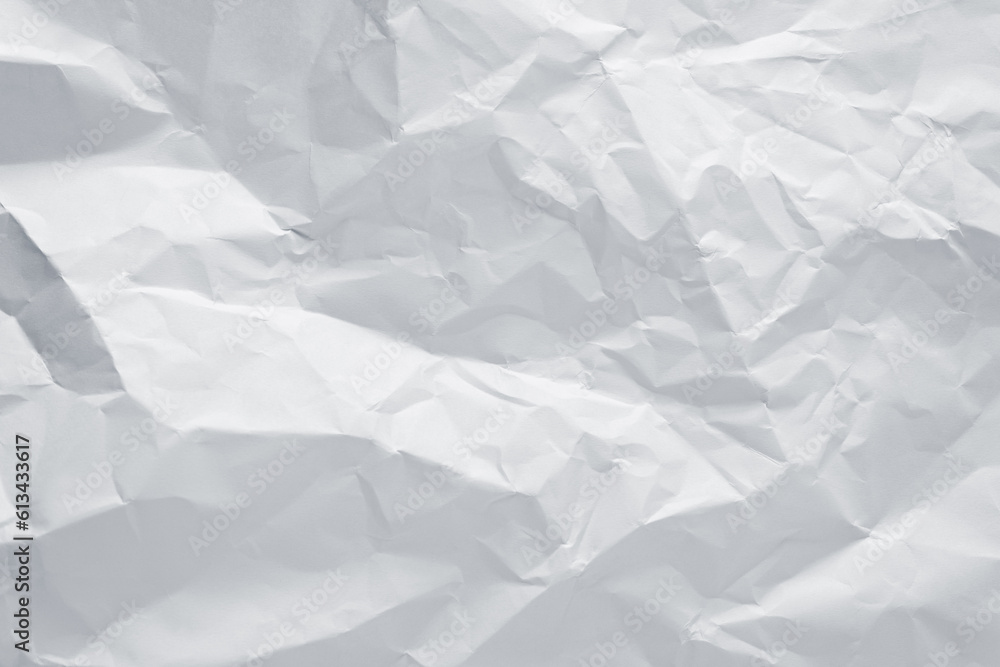 White crumpled paper texture background, clean white wrinkled paper ...