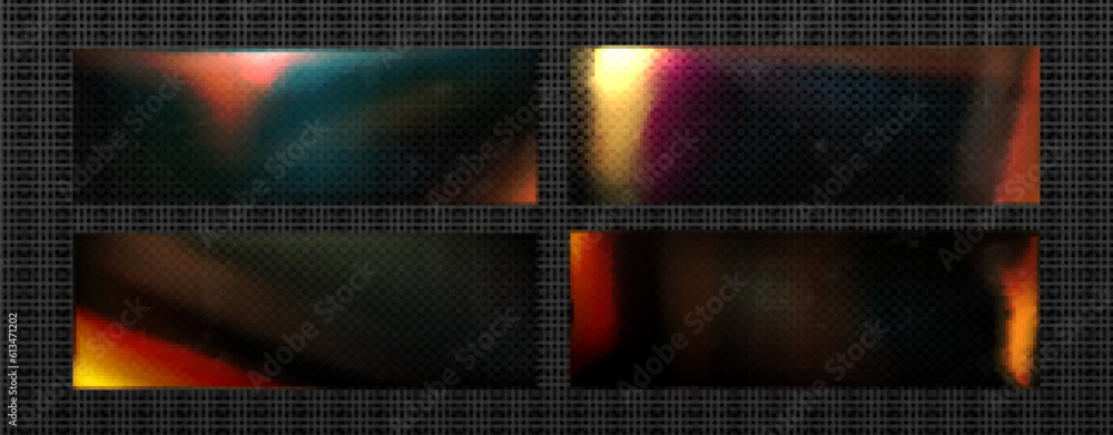 Retro flare photo overlay with hologram and dust texture. Old film ...