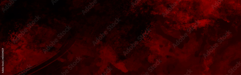 abstract red background with black grunge background texture in modern ...