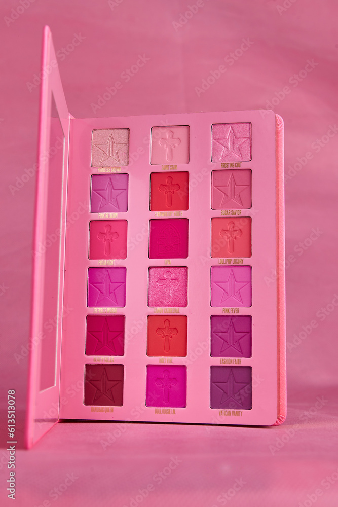 Udachnyy, Russia - 06.15.2023: JEFFREE STAR COSMETICS Eyeshadow palette ...