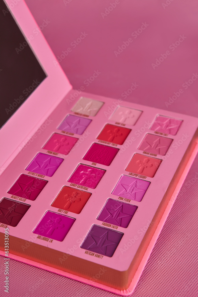 Udachnyy, Russia - 06.15.2023: JEFFREE STAR COSMETICS Eyeshadow palette ...