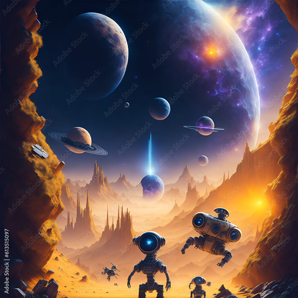 Discover an extraterrestrial marvel—the enigmatic planet teeming with ...