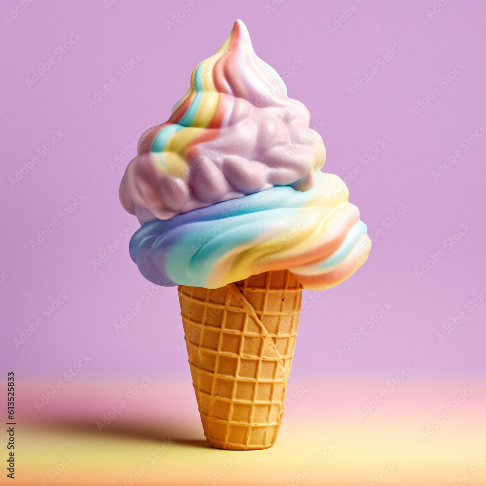 Das leckerste Eis der Welt in Regenbogenfarben verspricht eine ...