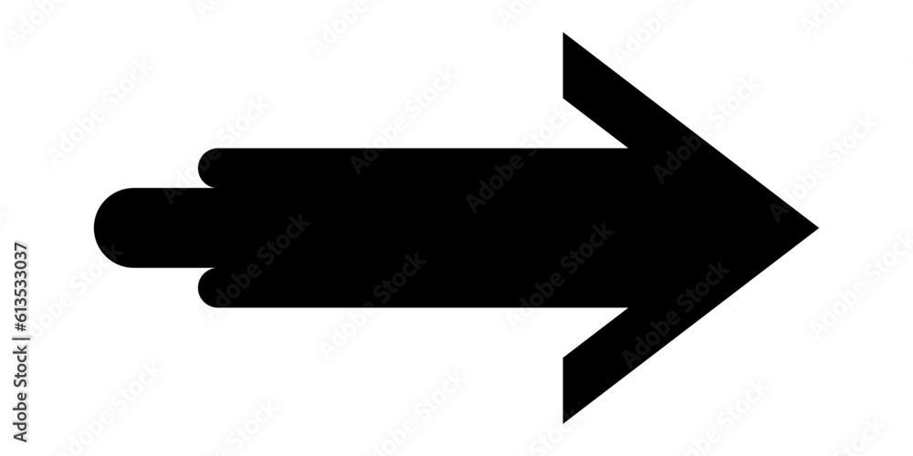 Black arrow icon. Arrow sign for web design and mobile apps. Modern ...