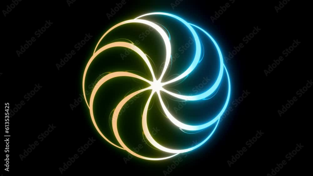 intro animation or Logo reveal template green and magenta color ...