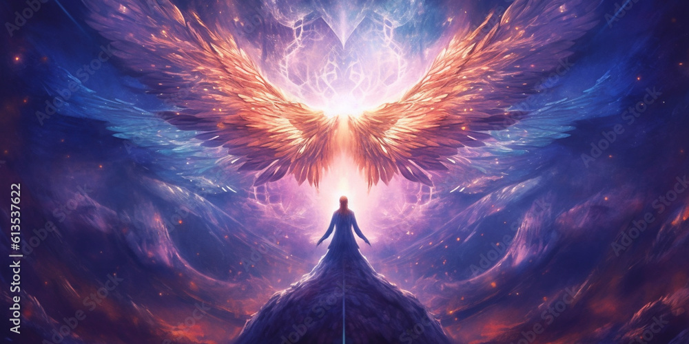 Meditation and spirituality background banner or wallpaper, concept of ...