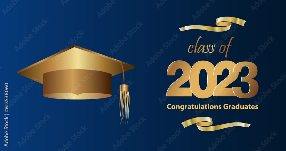 Realistic graduation hat animation, graduation animation ...