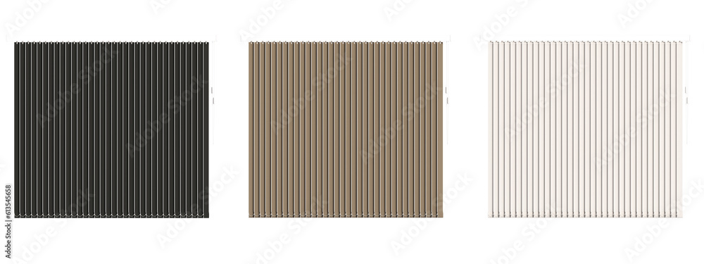 curtain isolated on a transparent background, interior decorations, 3D ...