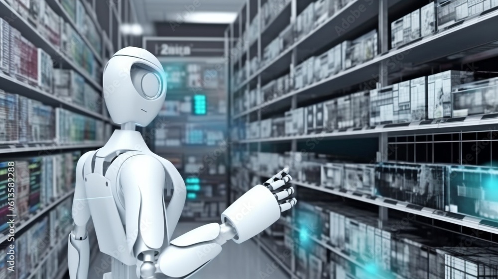 Stores that stock products on shelves with easily readable barcodes or ...