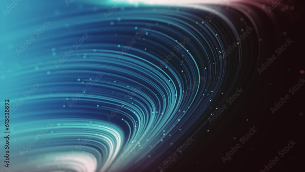 Swirling Digital Lines Streaming Background/ 4k animation of an ...