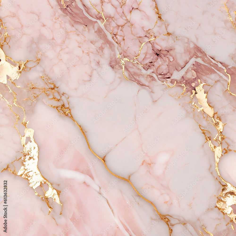 Luxurious Blush & Pastel-Pink Marble Stone Background with Rose Gold ...