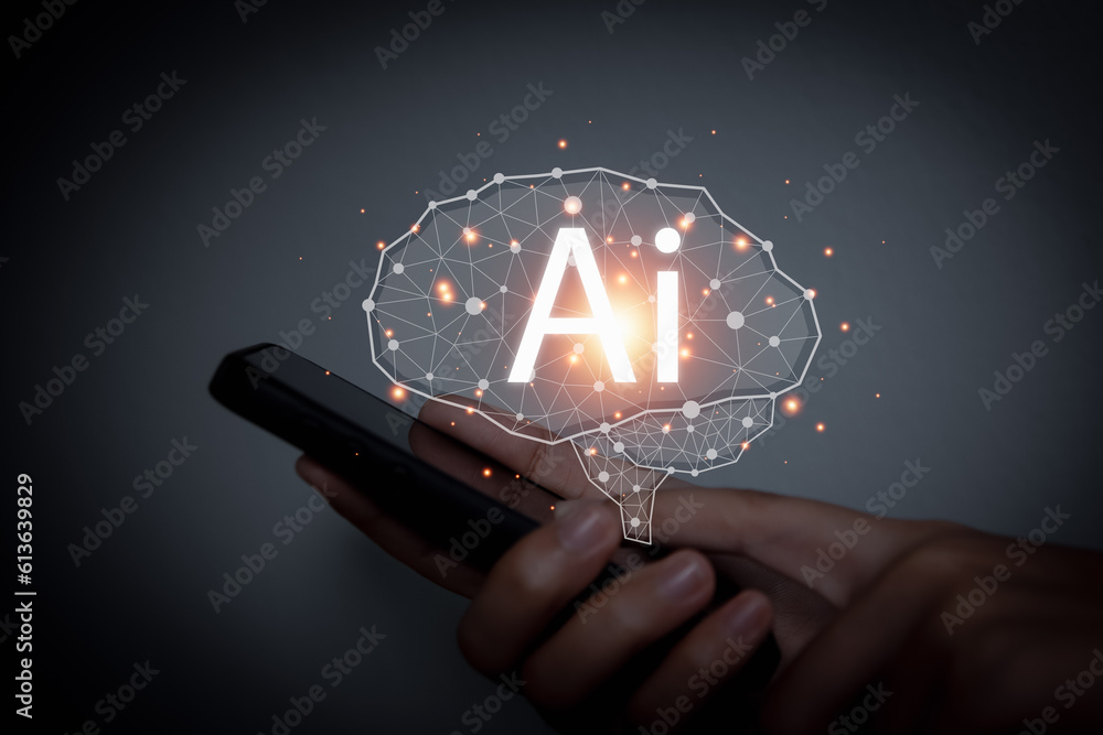 Ai technology, Artificial Intelligence concept. Computer science ...