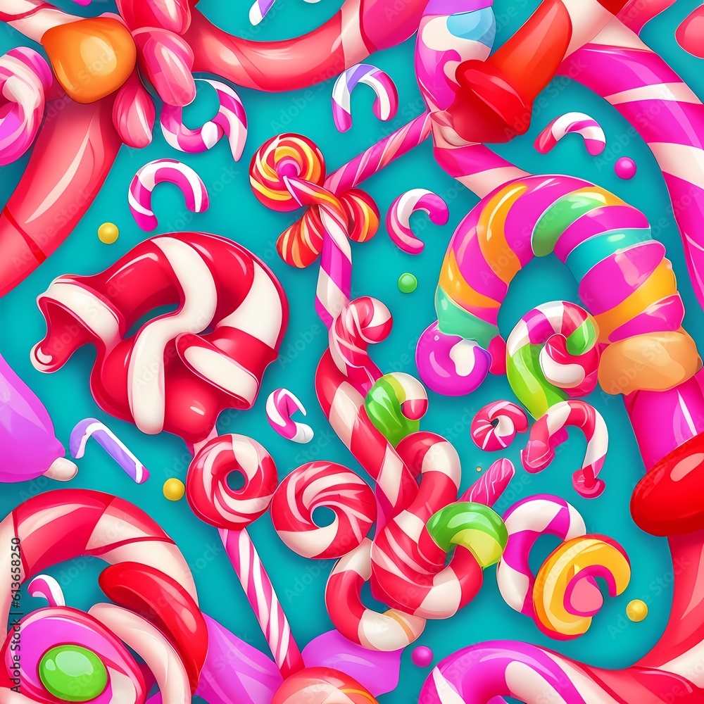 Experience the Sugar Rush Delights: AI-Generated Illustration ...