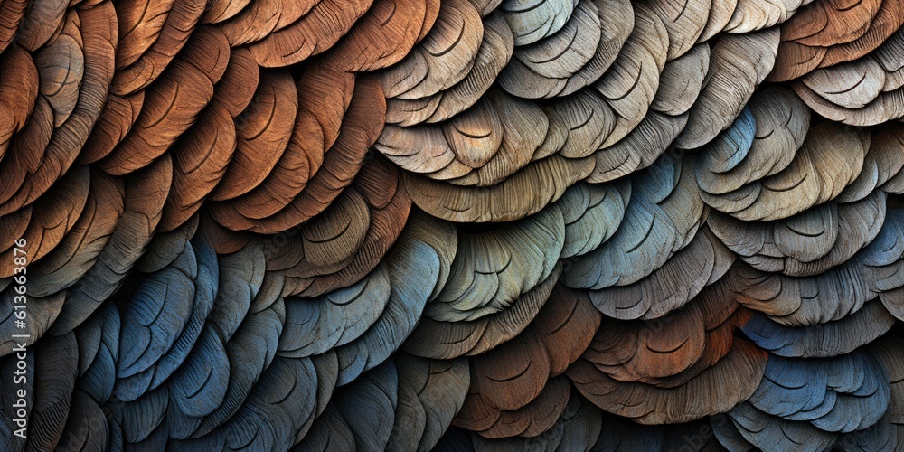 a Horizontal Abstract Geometric Random scales and design in tertiary ...