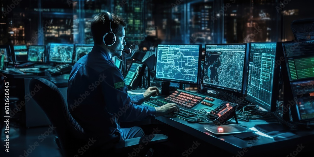 a 911 call center for first responders, fire, police, and medical ...