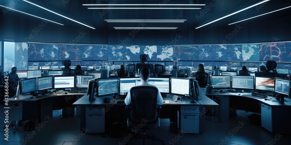 a 911 call center for first responders, fire, police, and medical ...