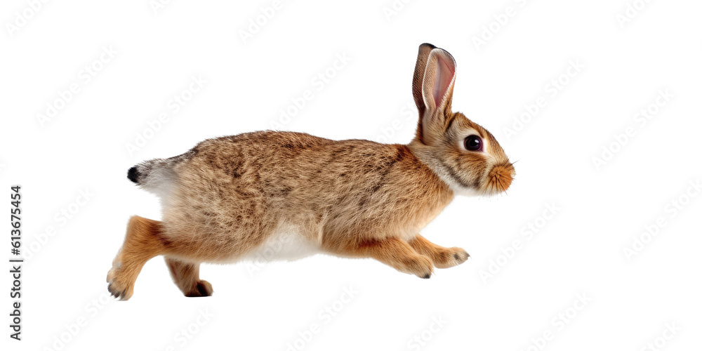 a spring-themed illustration featuring adorable isolated bunnies and ...