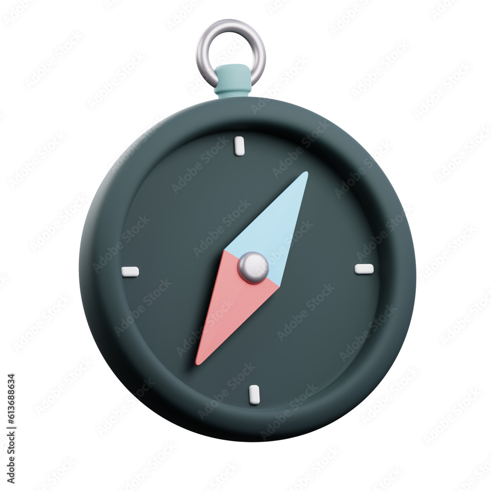 Navigate your way through the wilderness with this detailed 3D icon of ...