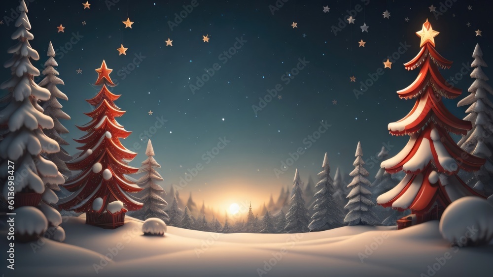 christmas celebration background template illustration. copy space ...