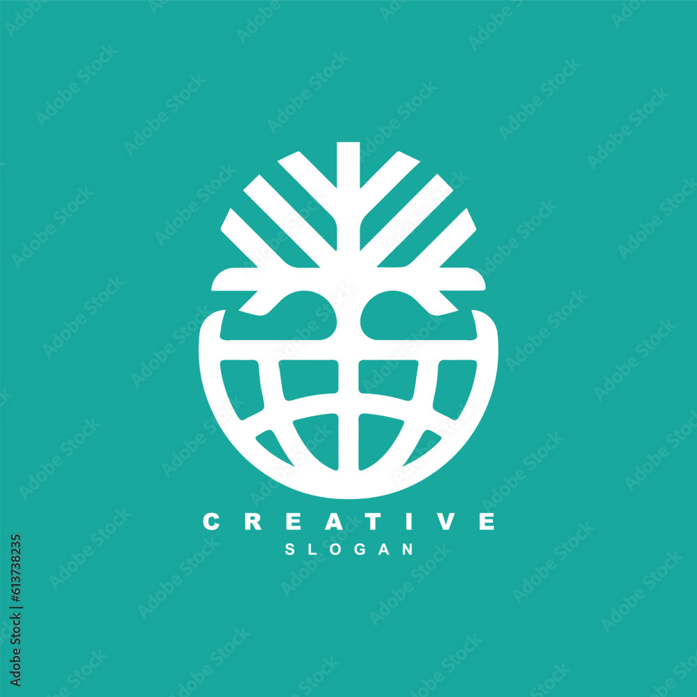 Nature earth tree logo design vector for your band or business Stock ...