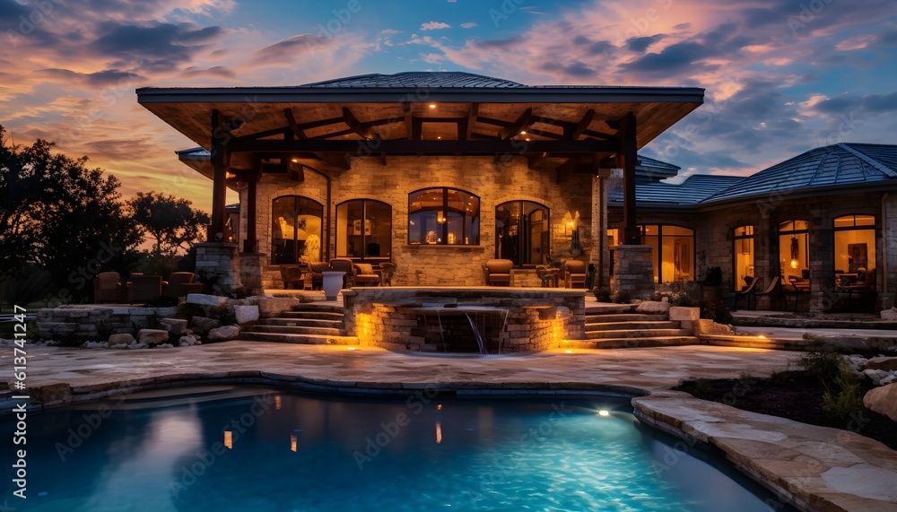 High-end Luxury style residential architectural depictions of beautiful ...